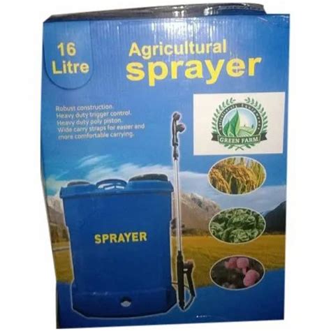 16 Liters Blue 16l Agriculture Knapsack Sprayer Sizedimension