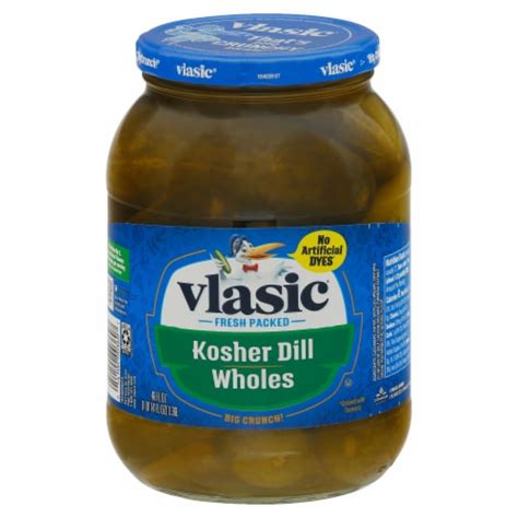 Vlasic Kosher Keto Friendly Dill Whole Pickles 46 Oza Harris Teeter