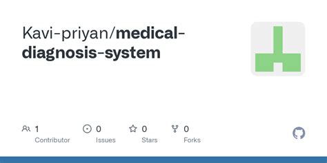 GitHub Kavi Priyan Medical Diagnosis System