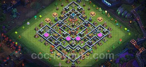 Best Anti 3 Stars Base Th13 With Link Hybrid 2024 Town Hall Level 13
