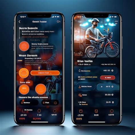 Premium Ai Image Mobile App Layout Design Of Tech Gadget Delivery With Futuristic And High