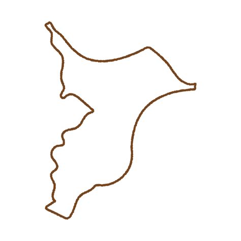 簡略化した千葉県の地図のイラスト 商用okの無料イラスト素材サイト ツカッテ