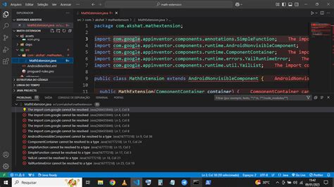 please help error creating extension code suggest on vs code