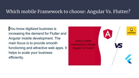 Ppt Which Mobile Framework To Choose Angular Vs Flutter Powerpoint