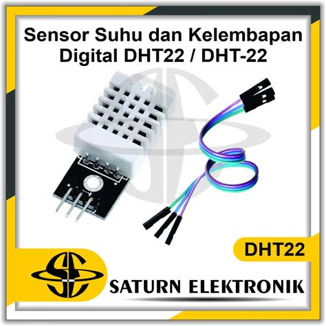 Jual Dht22 Kabel Module Sensor Suhu Dan Kelembapan Shopee Indonesia