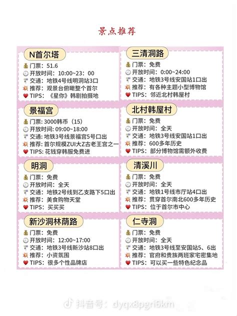 韩国首尔旅游计划攻略 知乎