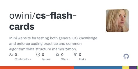 GitHub Owini Cs Flash Cards Mini Website For Testing Both General CS Knowledge And Enforce