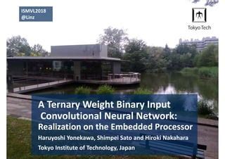 Ismvl A Ternary Weight Binary Input Convolutional Neural Network