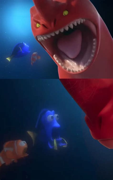 Marlin And Dory Encounter Red By Dracoawesomeness On Deviantart