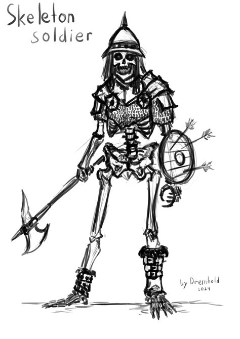 Skeleton Soldier By Dremhold On Deviantart
