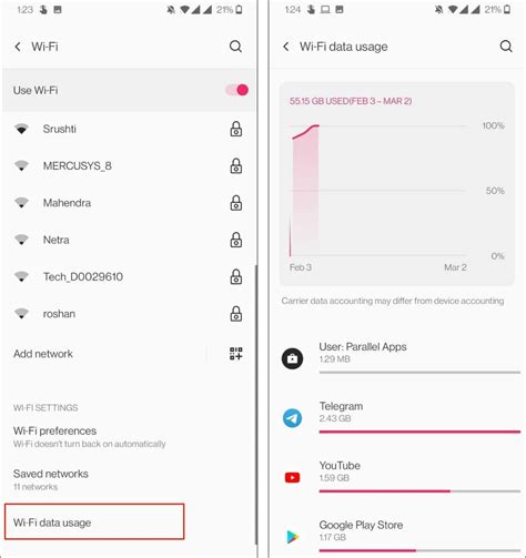 How To Check Wi Fi Data Usage On Android The Unfolder