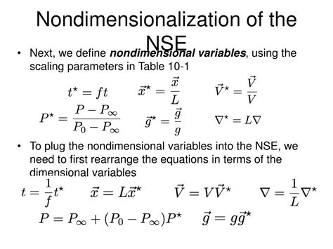 Ppt Chapter 10 Approximate Solutions Of The Navier Stokes Equation Powerpoint Presentation