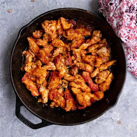 Spicy Chicken Fry Recipe Dynamite Chicken Extra Hot Ginger Skillet