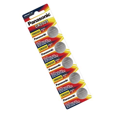 Panasonic CR2025 ECR2025 2025 Lithium Coin Cell Button Battery 3V PAC