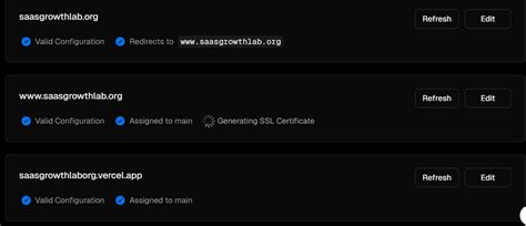Generating Ssl Certificate Is Running But Not Generating Help Vercel Community