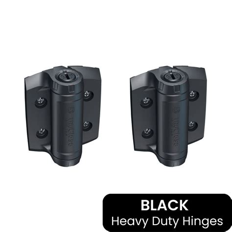 Dandd Tru Close Heavy Duty Hinge Set Black Diy Fencing Supply Adelaide Instant Quote