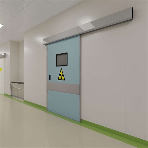 Gmp Compliant X Ray Room Door Automatic Sliding Radiation Protection