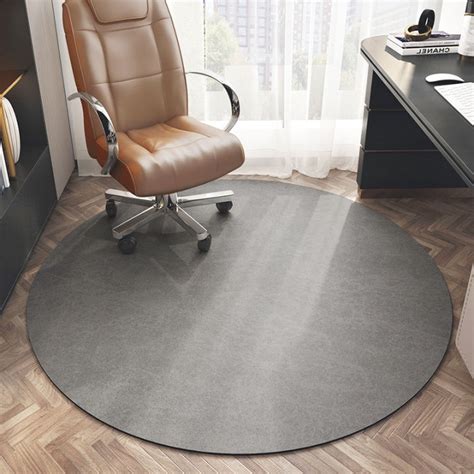 Round Carpet Non Slip Floor Mat Computer Chair Mat Living Room Coffee