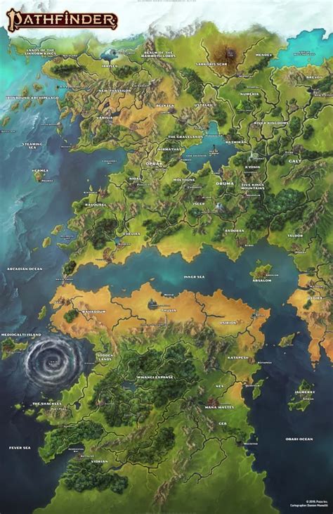 The New Map Looks Amazing Pathfinder E Pathfinder Maps Fantasy Map Fantasy World Map