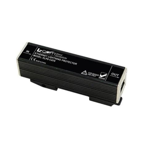 Din Mount In Line Cat6 Ethernet Lightning Protector Simply Wholesale