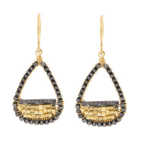 Triangle Hematite Earrings By Dana Kellin Newtwist