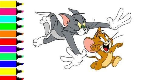 Tom And Jerry Drawing With Colour At Buck Teague Blog