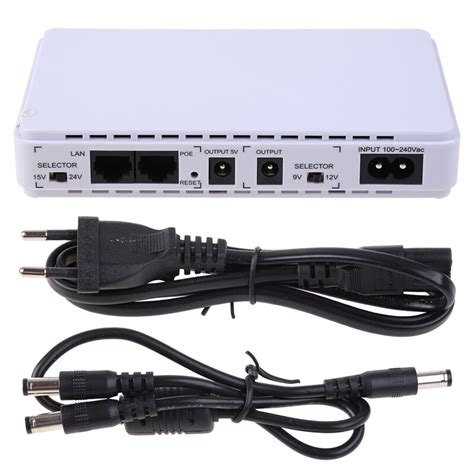 Mini UPS Battery Backup Uninterruptible Power Supply For WiFi Router