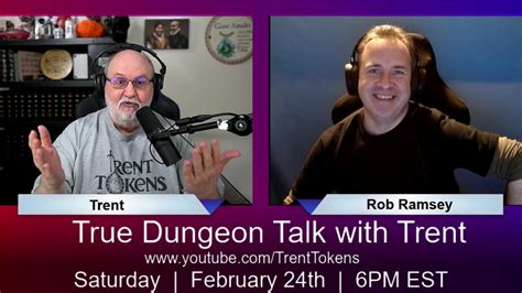 Rob Ramsey The Voice Of True Dungeon Live Interview Saturday Febr