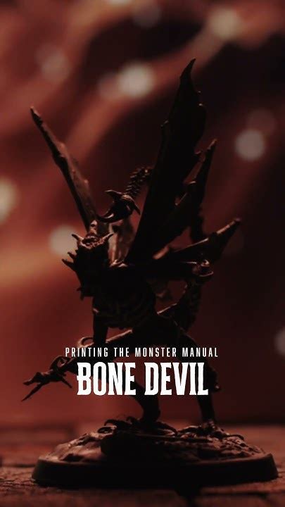 Bone Devil 3d Printing The Dandd Monster Manual Tabletop Miniatures