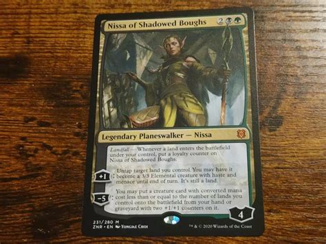 Free Magic The Gathering Mtg Nissa Of Shadowed Boughs Mythic Rare