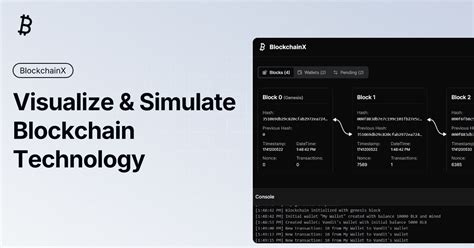 BlockchainX Interactive Blockchain Simulator Visualizer