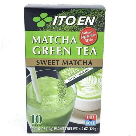 Itoen Matcha Green Tea Sweet Powder Hot Cold 120g10packets