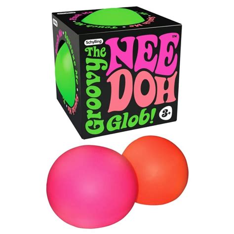 Needoh Groovy Glob Fidget Sensory Toy Building Blocks