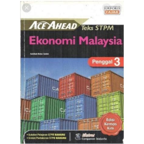 Stpm Ekonomi Malaysia Textbook Shopee Malaysia