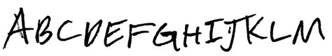 Chicken Scratch Free Font What Font Is