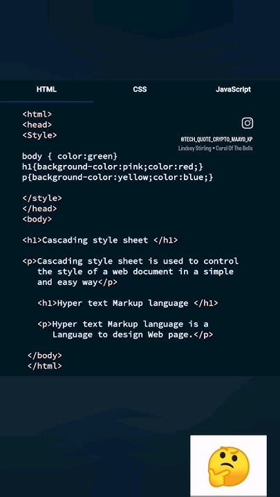 Make A Program Use Color Background Color Attribute In Css Html