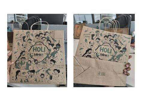 Blinkit Holi And Mango Bag Behance