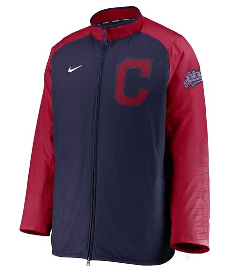 Navyred Cleveland Indians Dugout Performance Jacket Jackets Creator