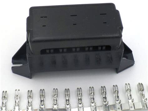 14 Way Automotive Bottom Entry Blade Fuse Box With Terminals