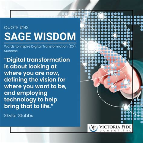Victoriafide Digitaltransformation Vision Technology Wisdomwednesday Victoria Fide Consulting