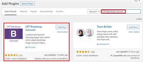 Adding A Bootstrap Carousel To Wordpress Using A Plugin