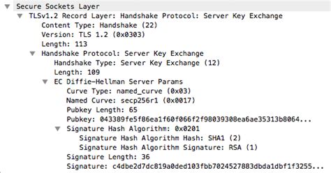 Ssl Tls 12 Ecdhersa Signature Stack Overflow