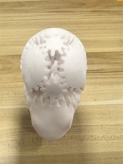 Rotating Gear Fidget Skull By User 839371684makerworld Download Free