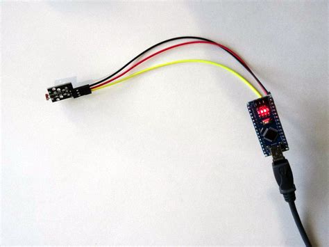 Arduino Nano Using Passive Photo Resistor Sensor With Visuino