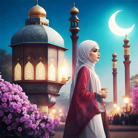 Premium Ai Image Eid Backround Ai Generated