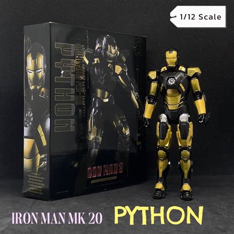 SHF IRON MAN Mark XX Mk Mk PYTHON Action Figure Cm Shopee