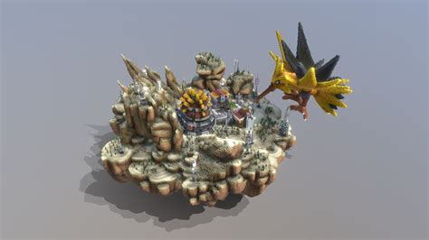 Electric Pixelmon Gym 3d Model By Breadbuilds Ce5a9b2 Sketchfab