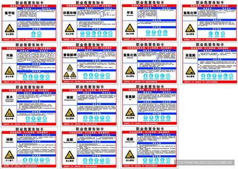 职业病危害告知卡设计图展板模板广告设计设计图库昵图网