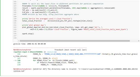 Python 非目录错误： Winerror 267 目录名无效：c：用户用户名myd06l2a200800100000062013341193524hdf 大数据知识库
