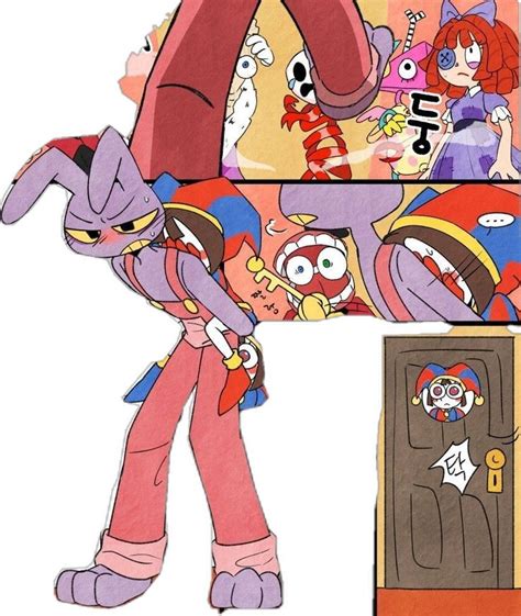 Jax X Pomni🌈🎪🎀 Imagenes De Lapices Animados Ilustración De Payaso